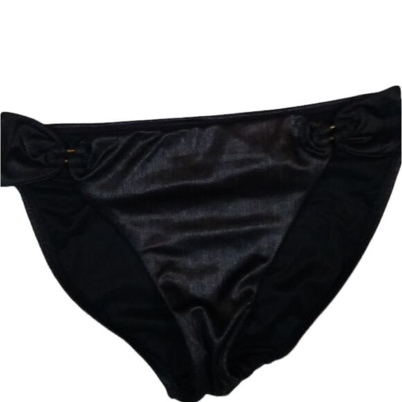 Liquid Blue | Swim | Liquid Blue Shiny Black Swim Bottomsl | Poshmark